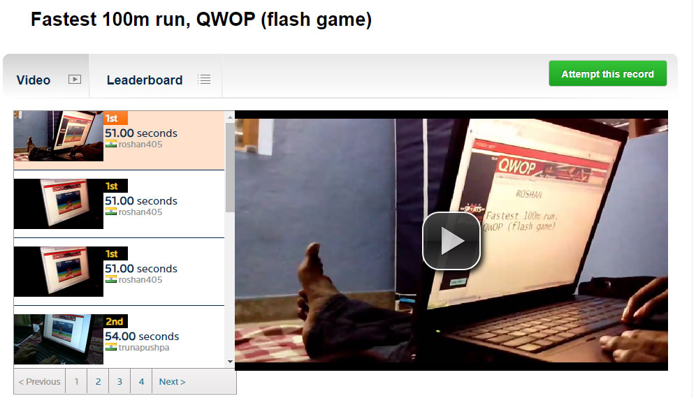 【世界記録紹介】QWOP | RTAGamers